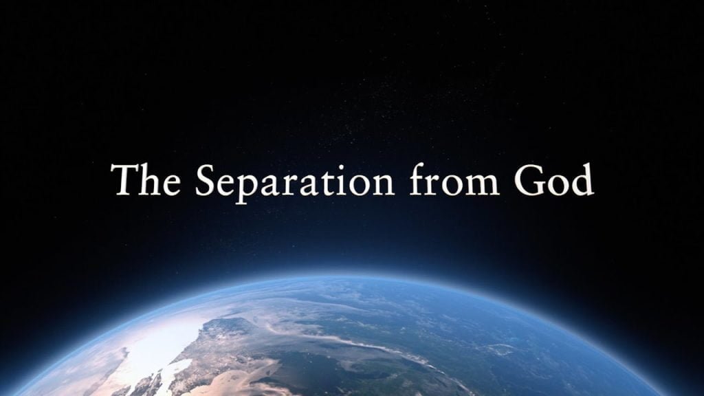 Separation from God - Episcopal Church of the Transfiguration of Vail
